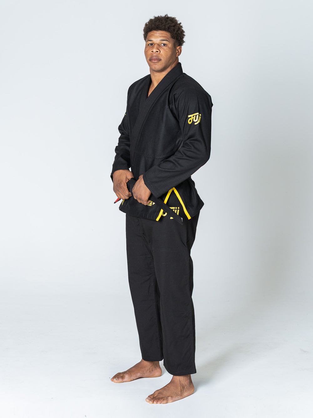 Flow-Tech BJJ Gi Black with Yellow