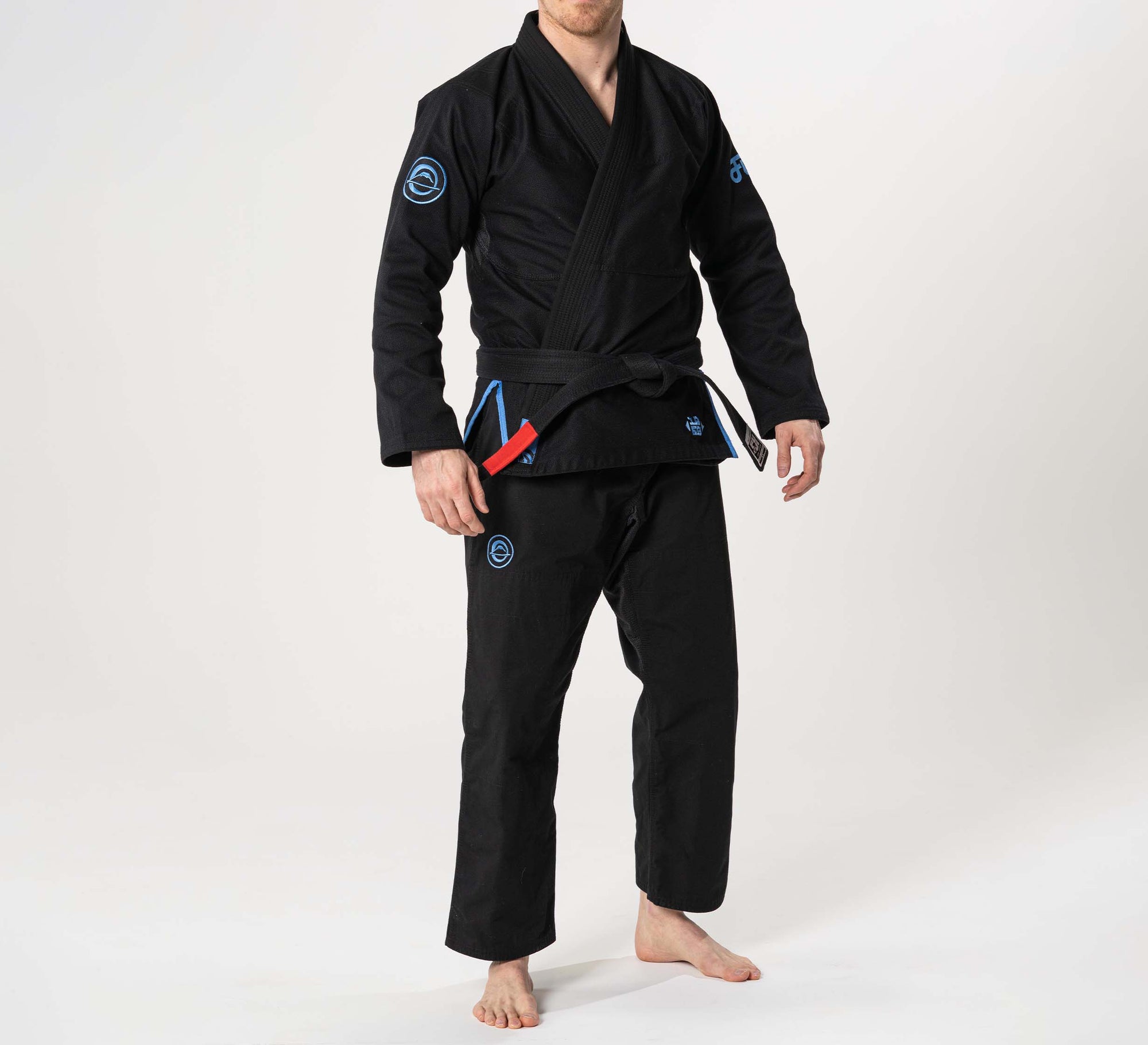 FUJI Flow-Tech BJJ Gi Black/Blue/Grey