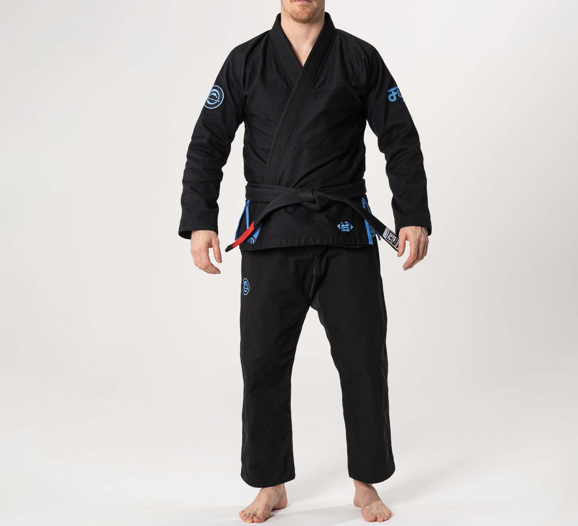 FUJI Flow-Tech BJJ Gi Black/Blue/Grey