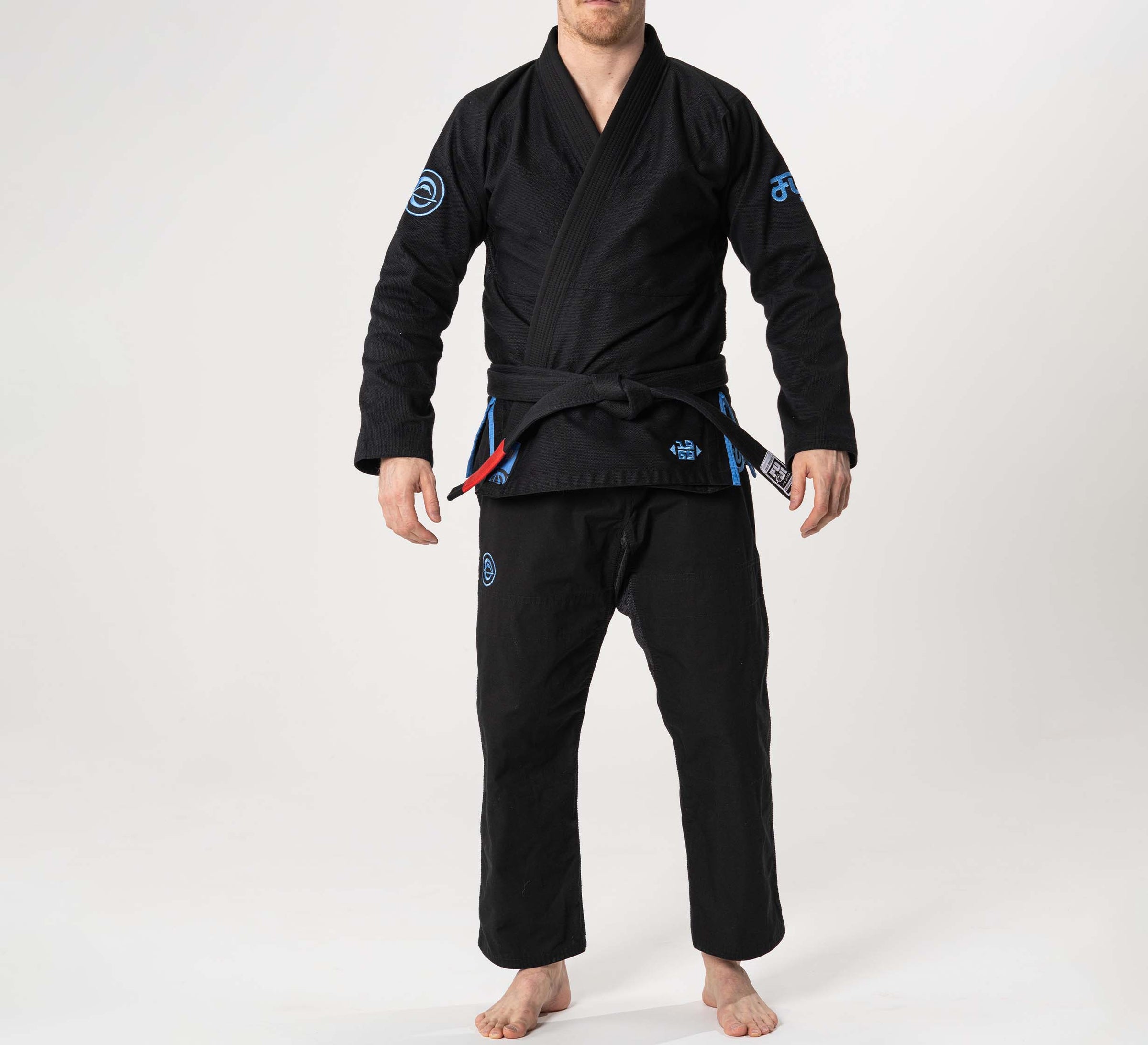 FUJI Flow-Tech BJJ Gi Black/Blue/Grey