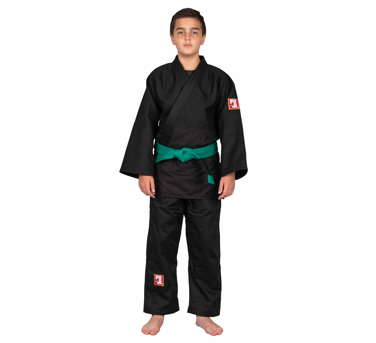 FUJI Sports Single Weave Judo Gi Black