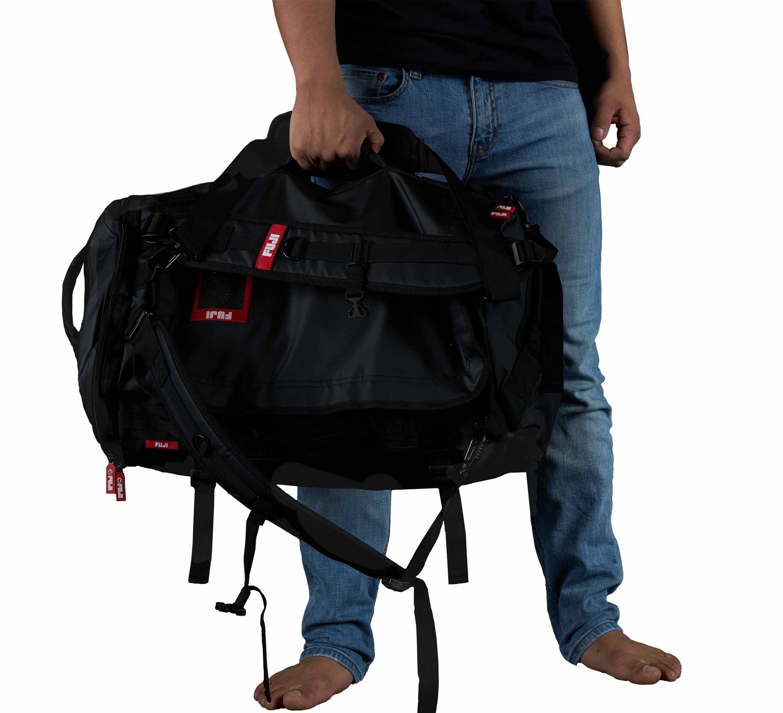 Comp Convertible Backpack Duffle Black